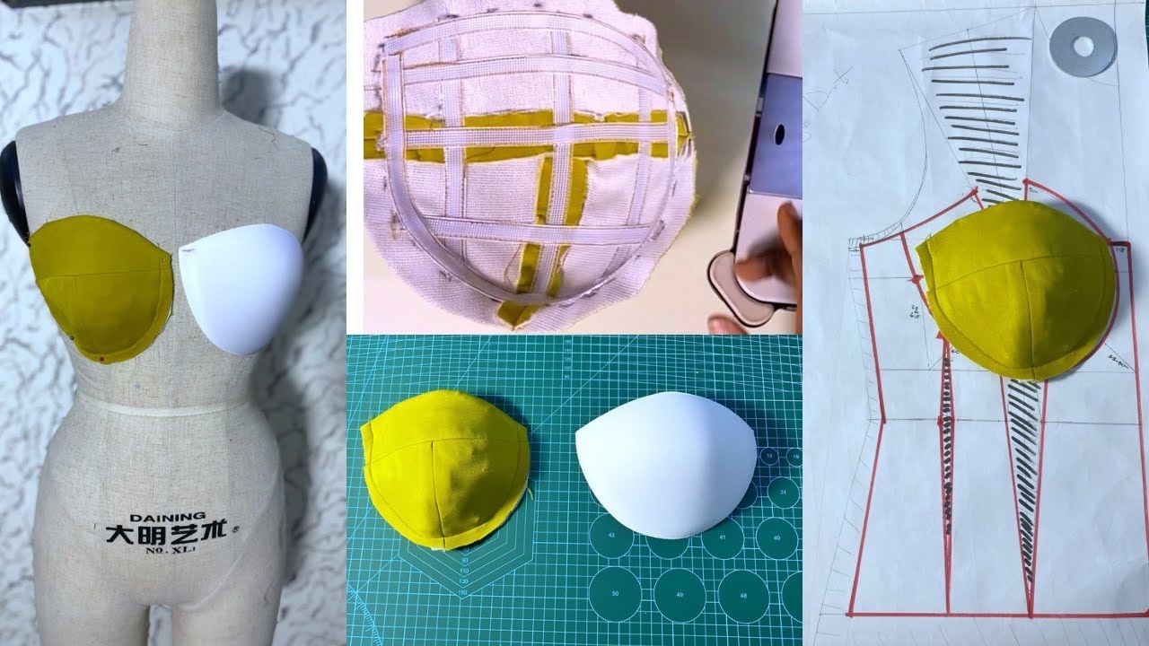 How to Bust Cage for Corset / Cup Corset Bust Caging - YouTube