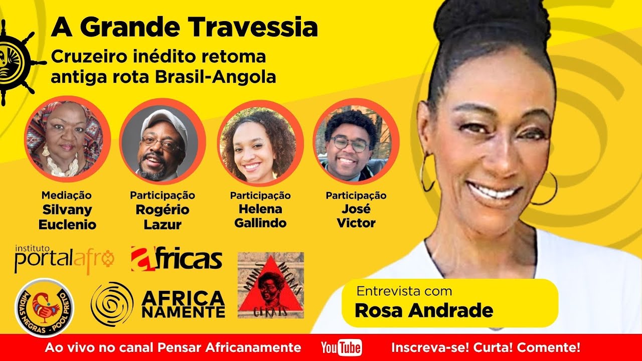 Entrevista ROSA ANDRADE: DNA ANCESTRALIDADE NA GRANDE TRAVESSIA - YouTube