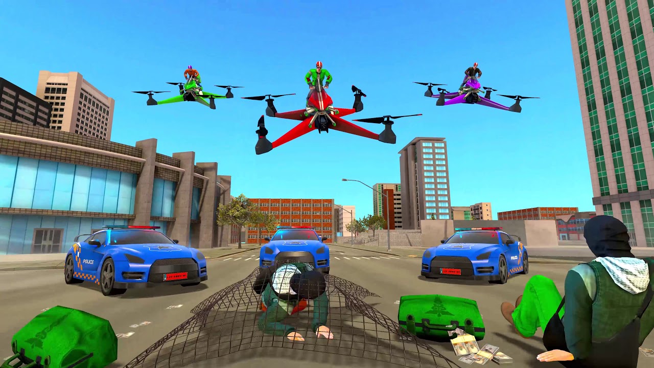 Drone Rescue Simulator: Flying Bike Transport Game - YouTube