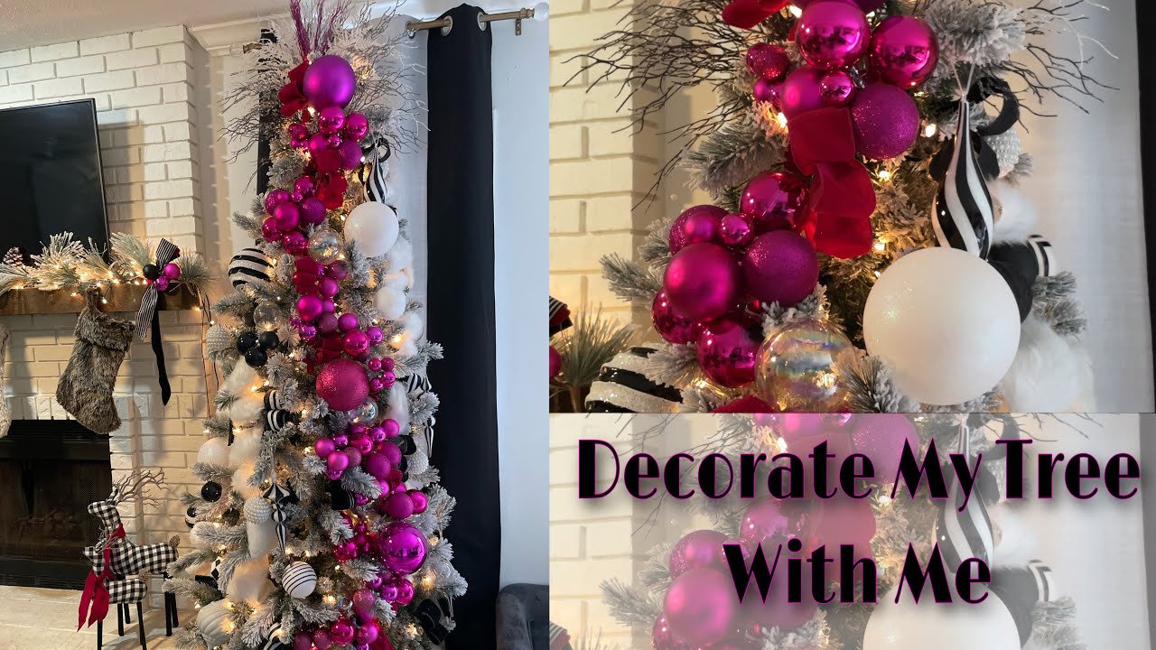 How to Decorate A Christmas Tree Using Ornament Clusters | Fuchsia ...