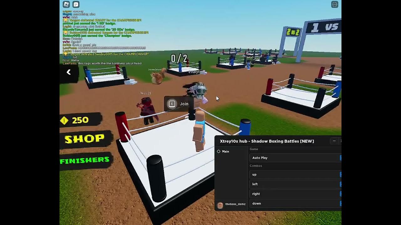 Roblox Shadow Boxing Script AutoPlay And More - YouTube