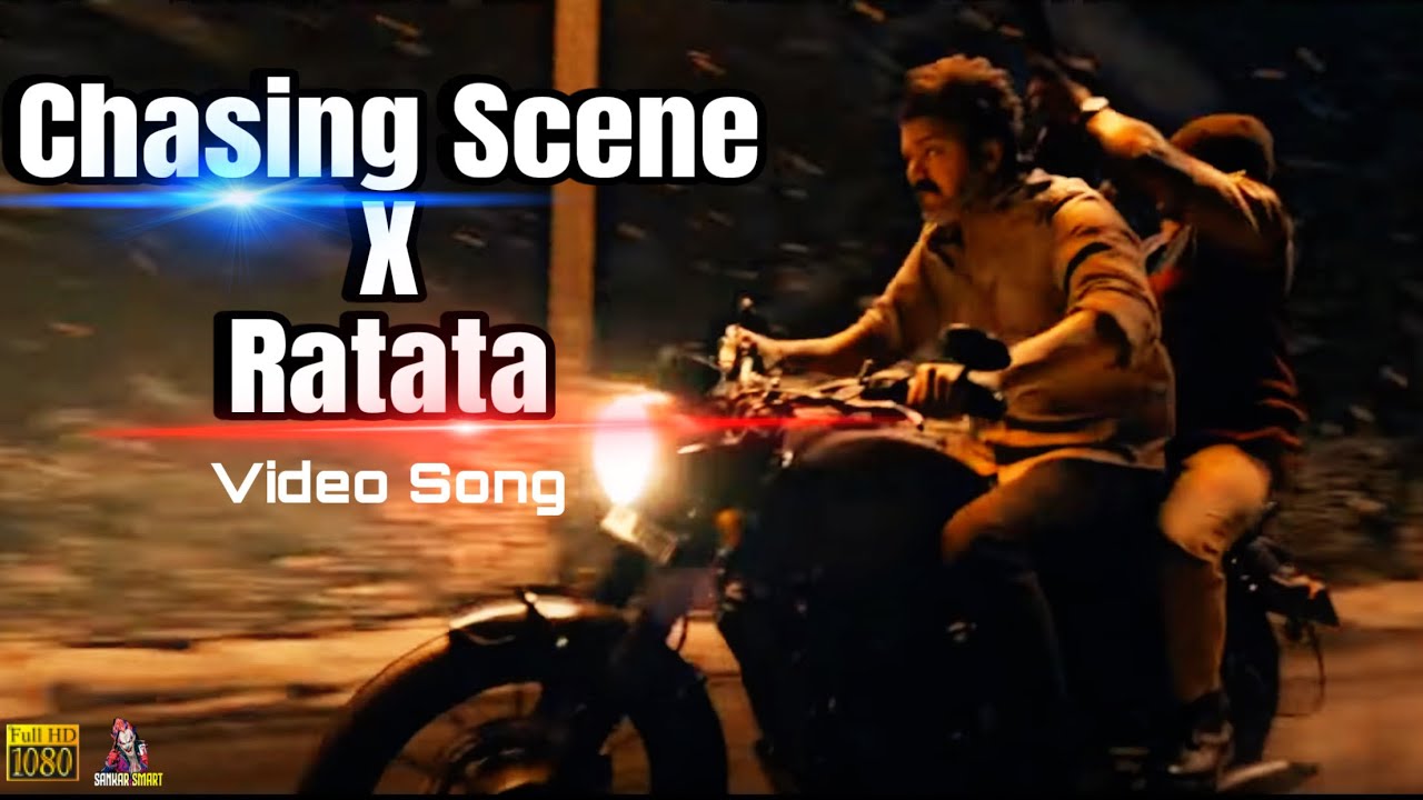 Leo Chase Scene X Ratata Ratata Video song | Ft. Sankar Smart YT | Leo ...