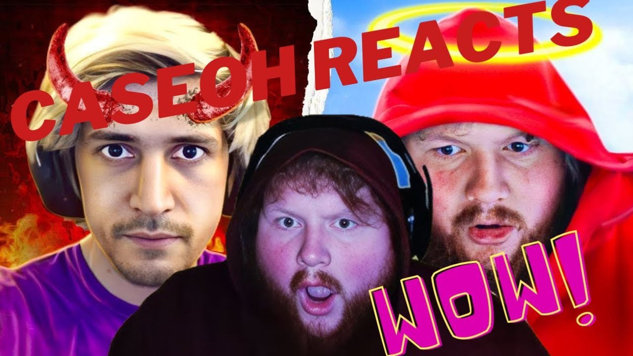Caseoh reacts to The 7 Sinful Vs 7 Heavenly Streamers @ryan_pictures ...