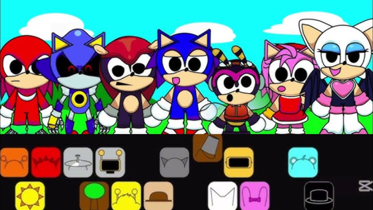 Sprunki Sonic vs Sprunki Mario : Normal vs Horror Edition - YouTube