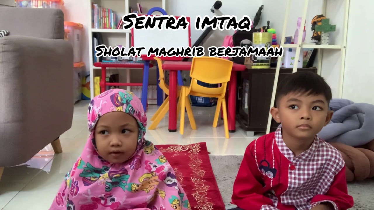 Tugas Ava TK A1 Sentra Imtaq Sholat Maghrib Berjamaah - YouTube