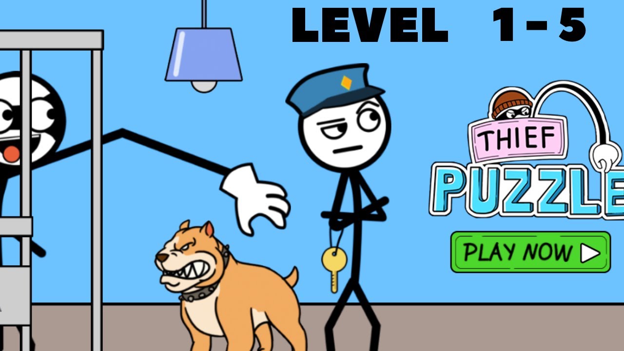 Thief Puzzle level 1 - 5 | Gameplay Walkthrough (Android / IOS) - YouTube