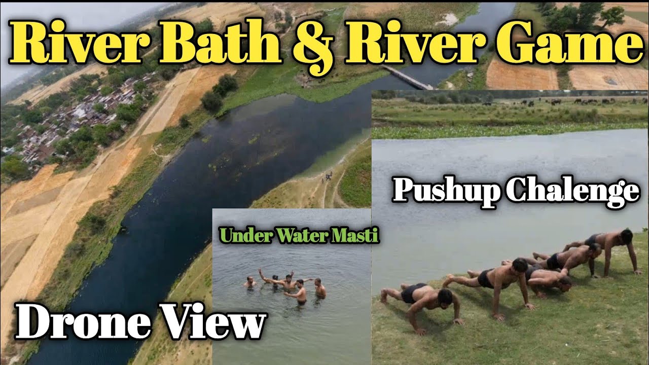 River Bath | Swimming Masti | Village Beaches | Nature Lovers | Kuwano ...