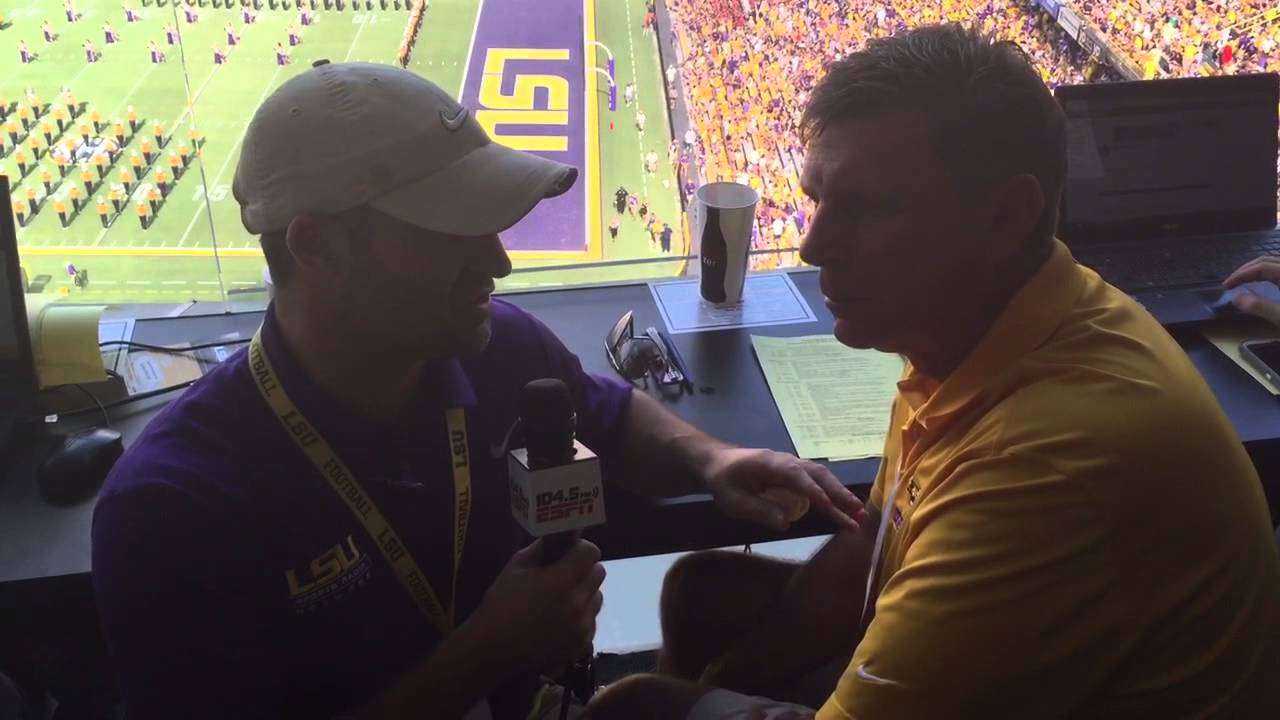Jordy Culotta and Alan Risher LSU vs. Auburn Halftime Report - YouTube