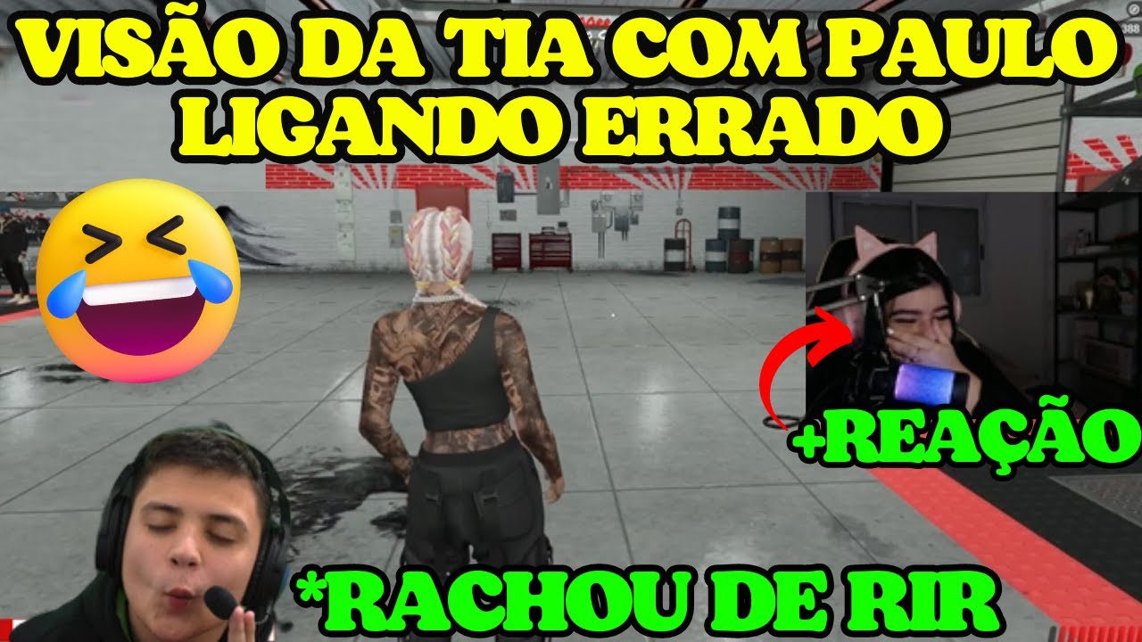 VISÃO DA TIA DK COM PAULINHO LIGANDO ERRADO! 😂 - YouTube