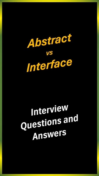 Abstract vs Interface in c# || abstract || interface #coding #csharp ...