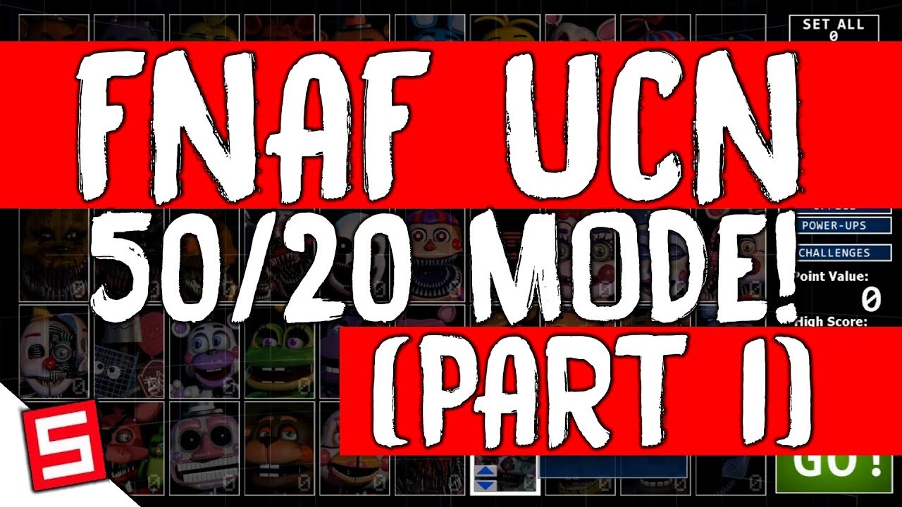 TRYING TO BEAT 50/20 MODE! - FNAF Ultimate Custom Night - FNAF UCN 50/ ...