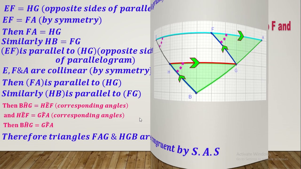 Extra Geometry Problem Parallelograms Grade 8 - YouTube