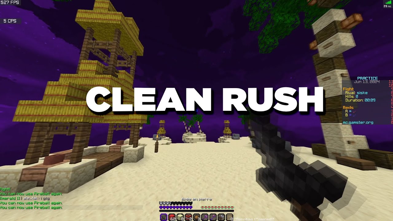 clean rush - YouTube