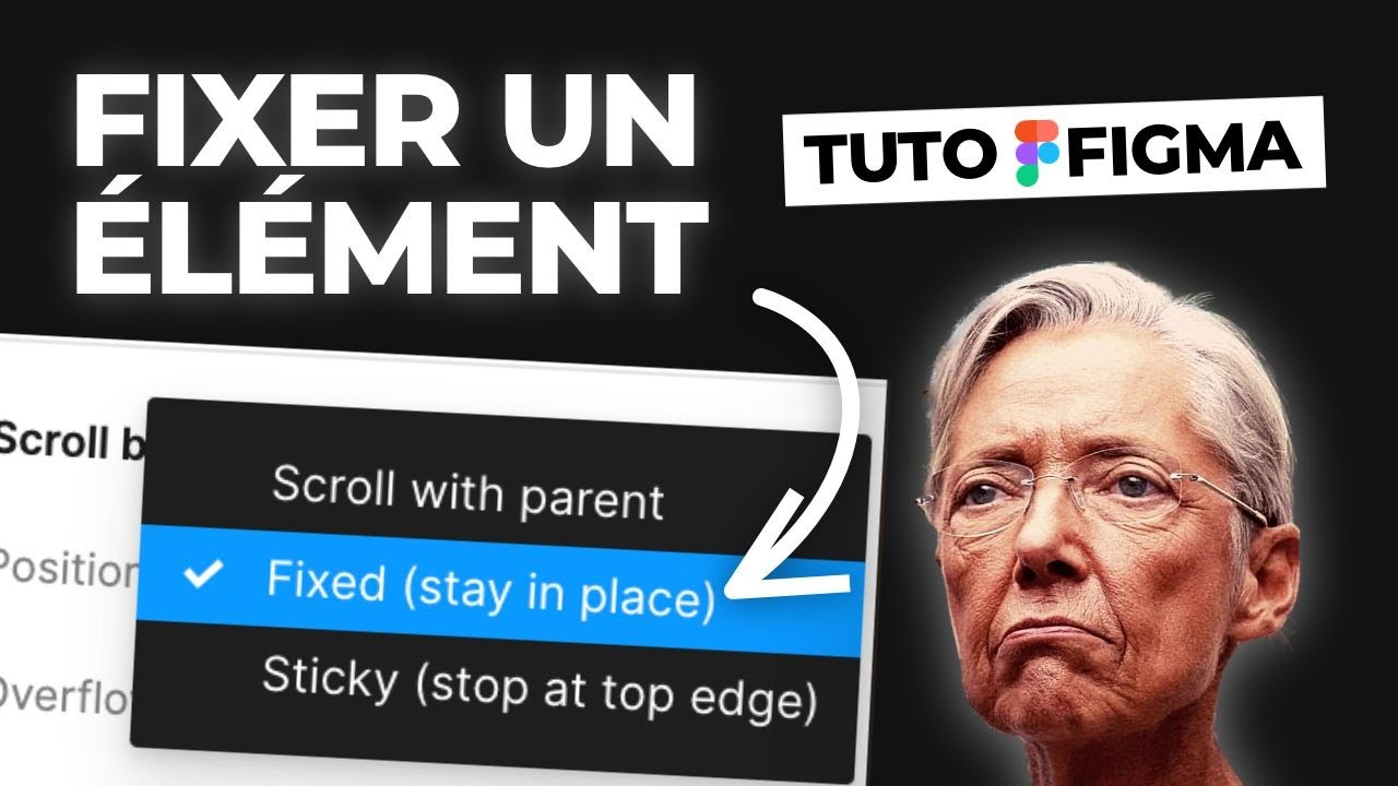 Tuto Figma : Fixer un élément - YouTube