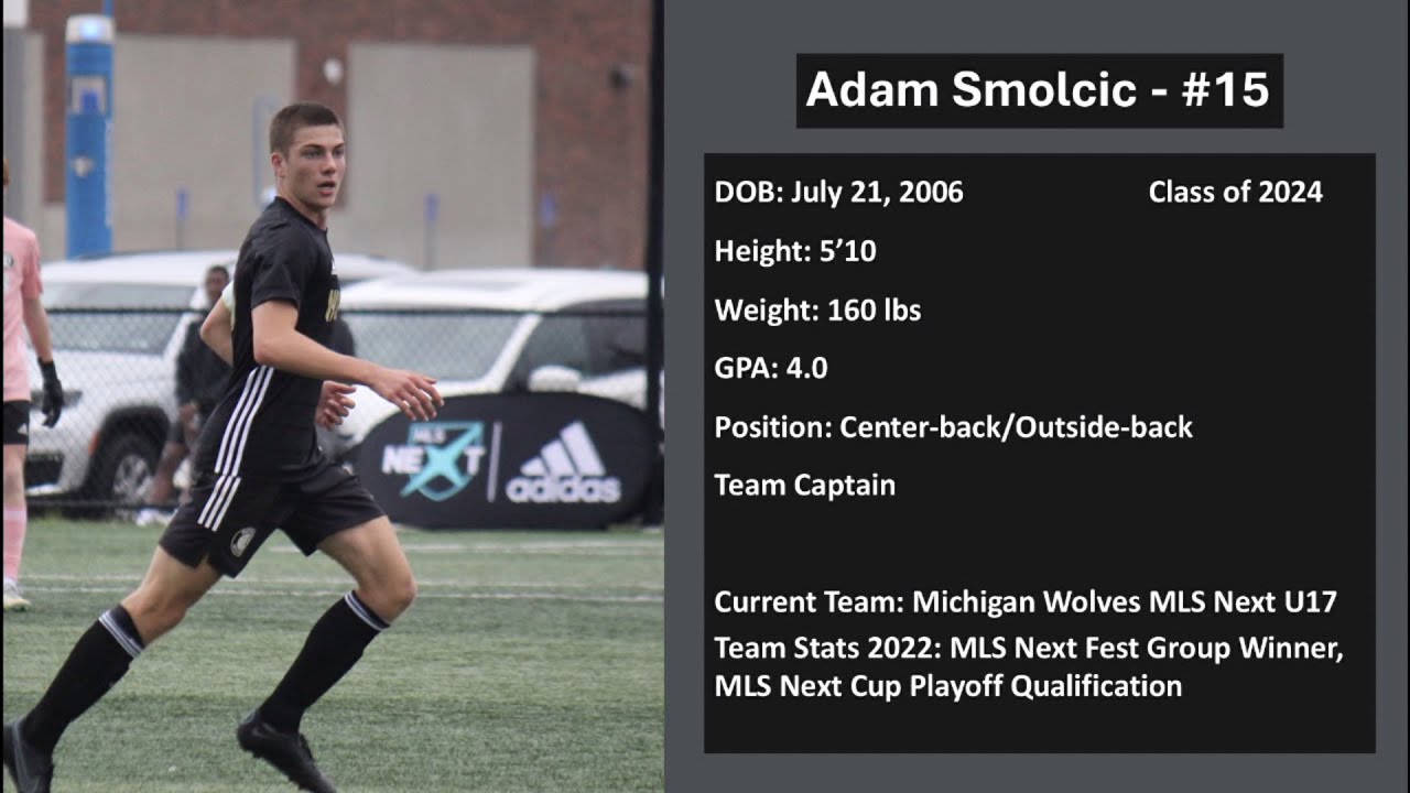 Adam Smolcic 2022 Season Highlights - Class of 2024 - YouTube