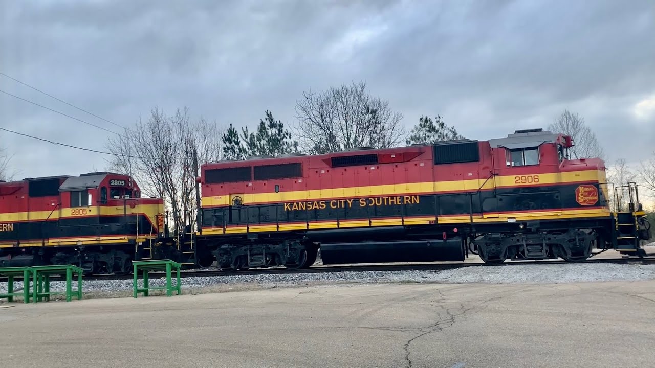 24- Kcs Freight Train 2906 - YouTube