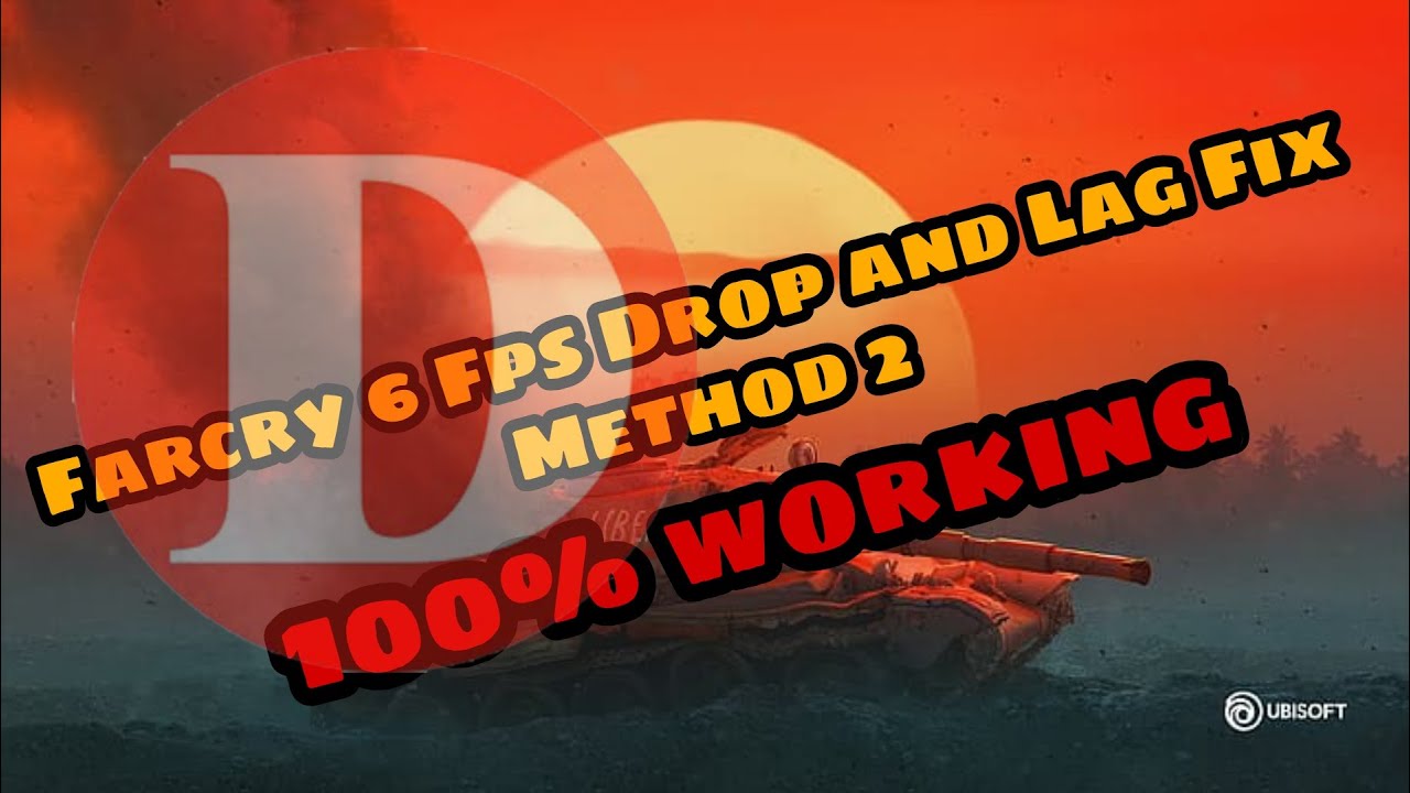 Farcry 6 Fps drop and lag fix..Method 2..100% working..😍😍 - YouTube
