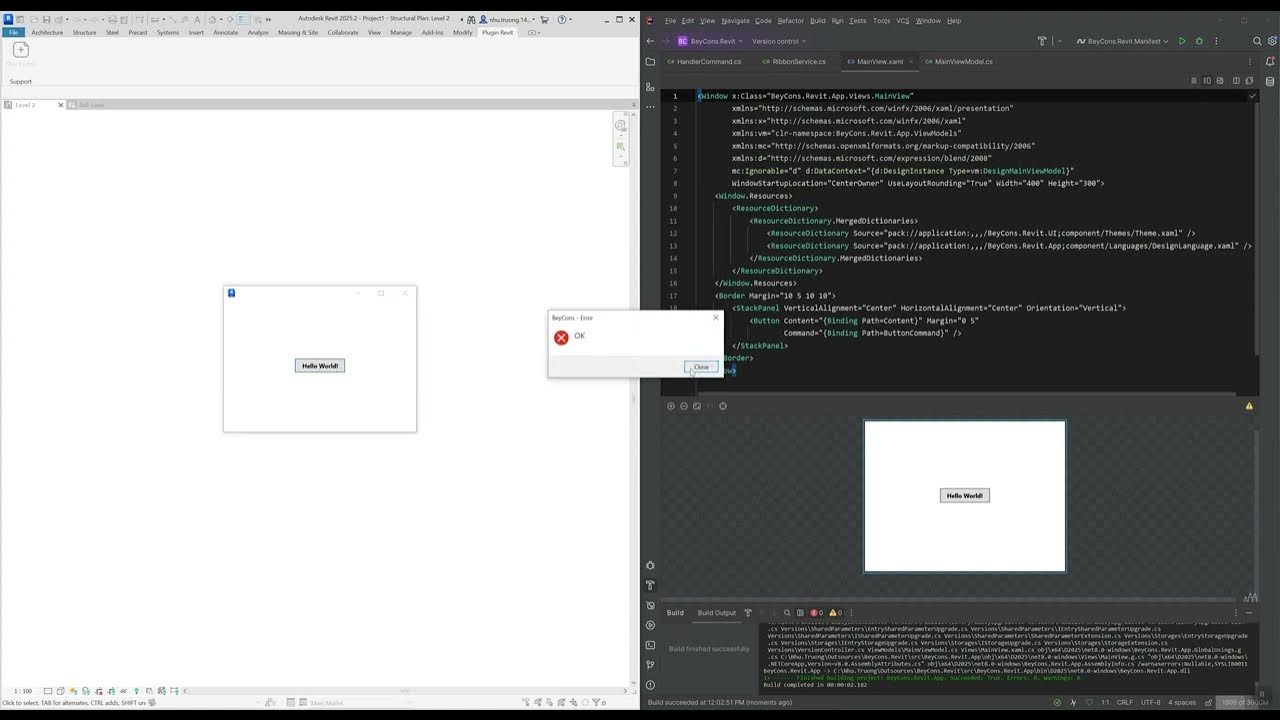 How to reflect changes from IDEs after building to Revit without restarting Revit? - YouTube