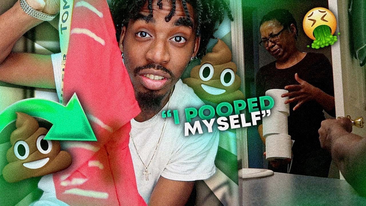 I POOPED ON MYSELF PRANK ON GRANDMA!!! 🤢💩 - YouTube