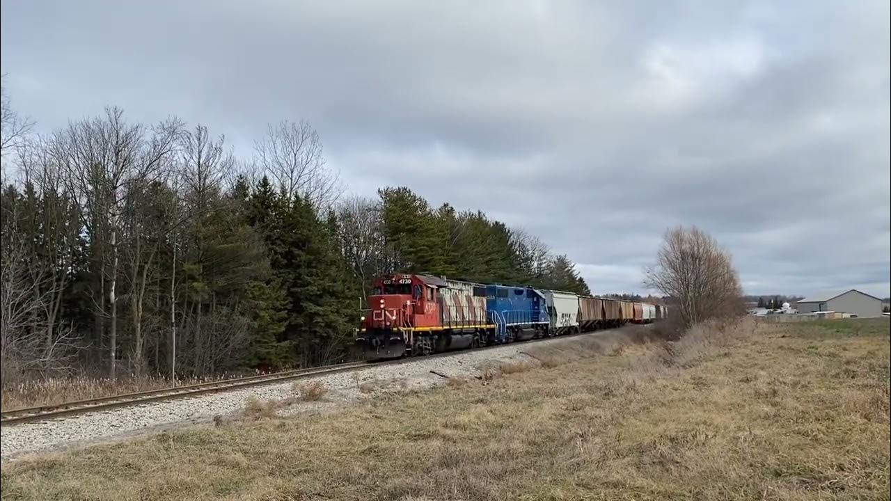 CN L568 - CN 4730 West near Petersburg (December 21 2023) - YouTube