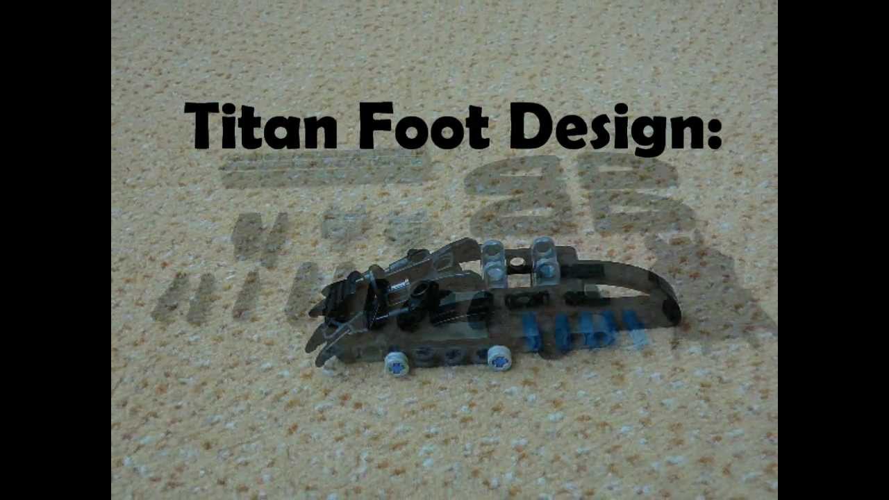 Bionicle Titan foot-Design: How To - YouTube