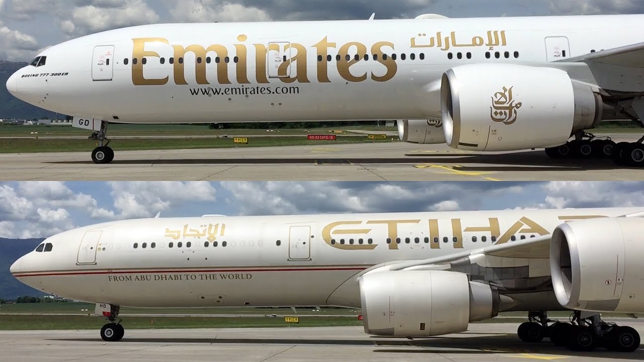 Emirates Boeing 777 300 Etihad Airbus A340 500 Taxi In GVA YouTube emirates-boeing-777-300-etihad-airbus-a340-500-taxi-in-gva-youtube