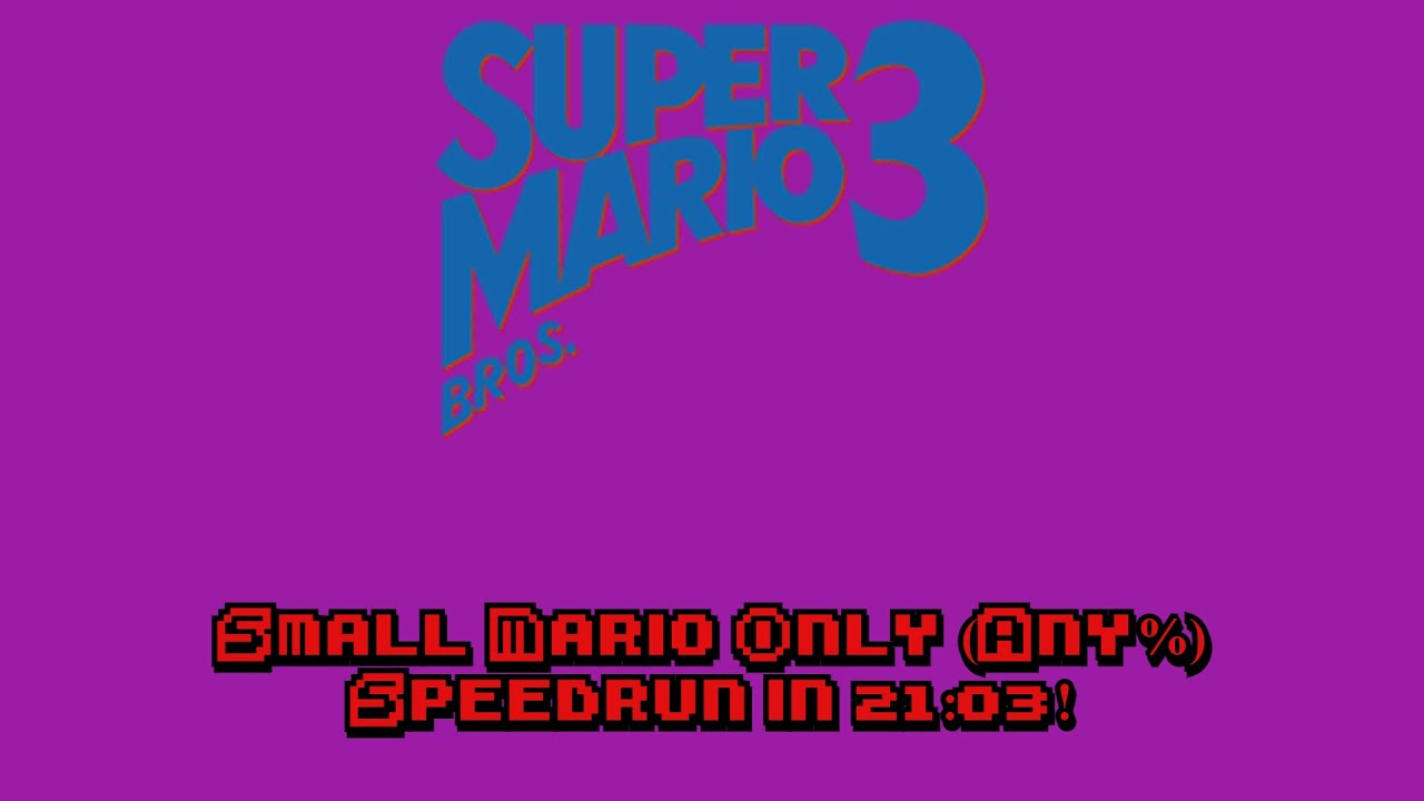 Super Mario Bros. 3 Category Extensions Small Mario Only (Any ...