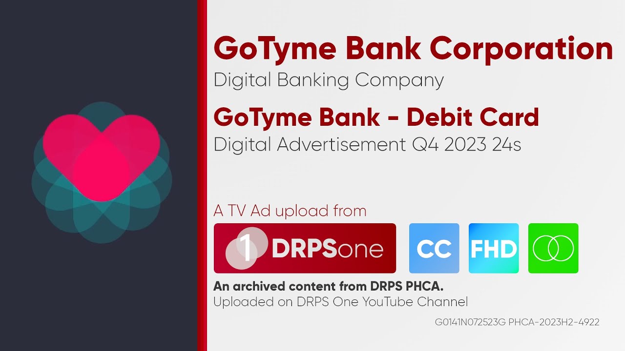 GoTyme Bank "Debit Card" Digital Ad Q4 2023 25s (Philippines) [CC/HD/ST ...