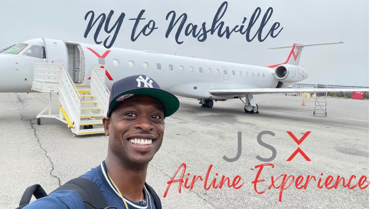 Semi-Private Jet: JSX Flight from NYC to Nashville ️ #TravelVlog # ...