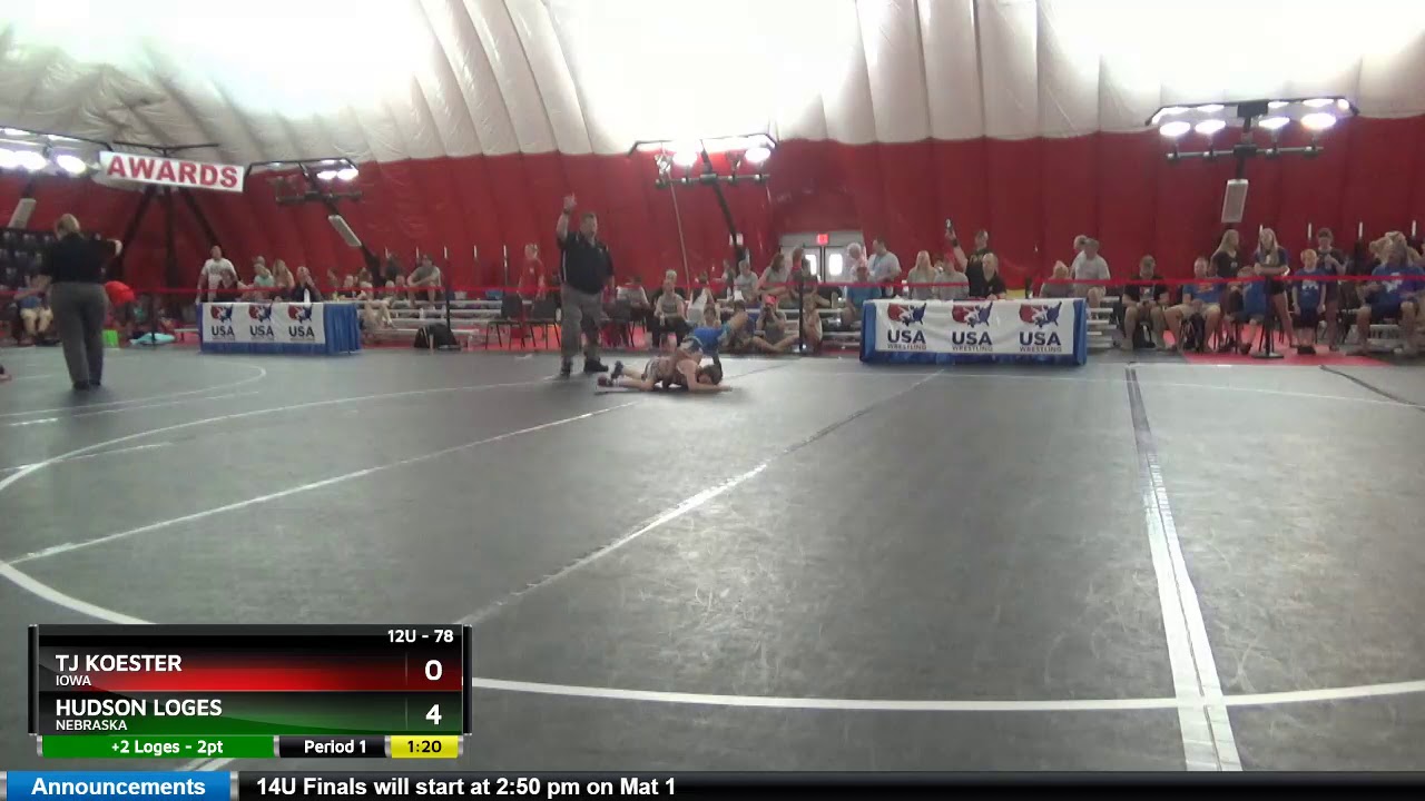 12U 78 TJ Koester Iowa Vs Hudson Loges Nebraska - YouTube