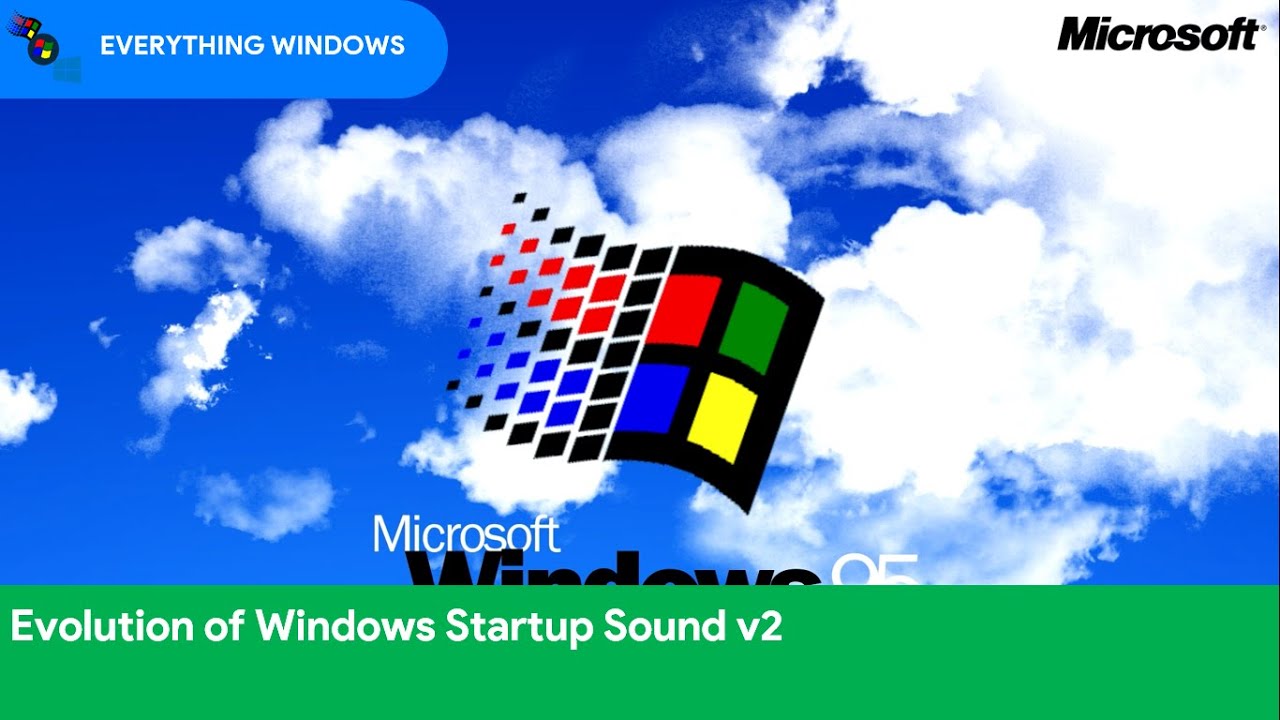 Evolution of Windows Startup Sound v2 - YouTube