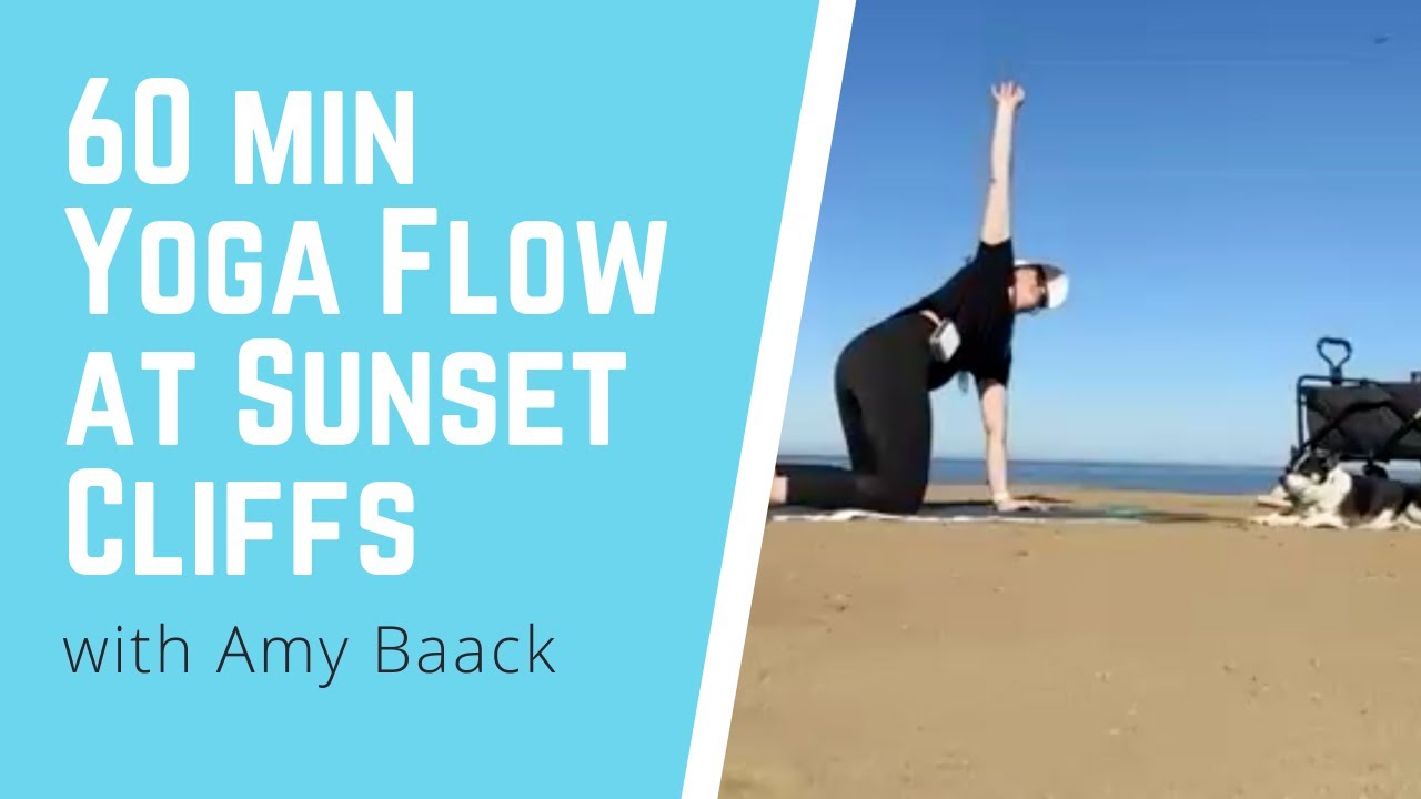 60 Minute All Levels Yoga Class at Sunset Cliffs, San Diego - YouTube