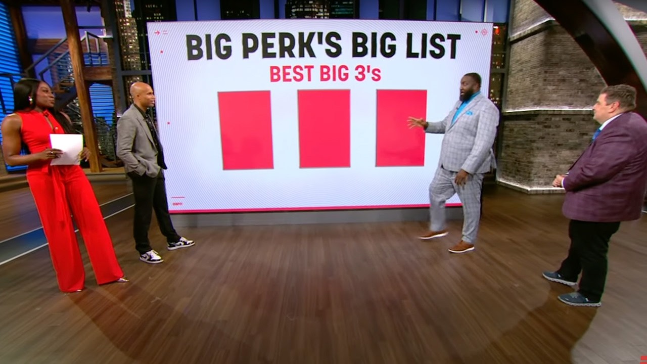 Big Perk's BIG LIST of Big 3s in the NBA 📋 | NBA Countdown - YouTube