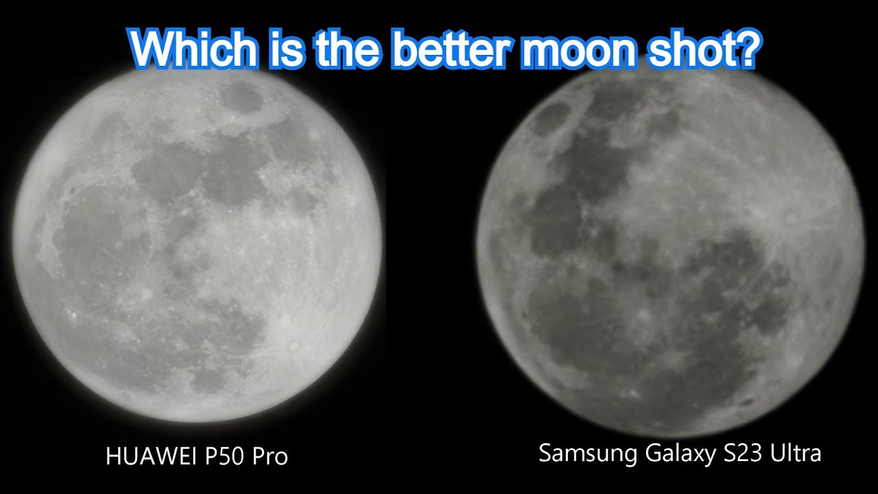 Moon Shot by Samsung Galaxy S23 Ultra. Is it better than this phone ...
