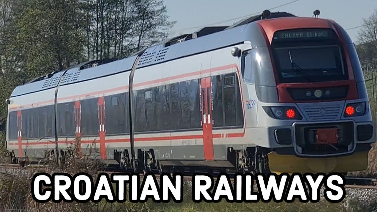 Chasing Croatian Railways Train DMU 7022 | Gredelj DMV 7022 u Zagorju ...