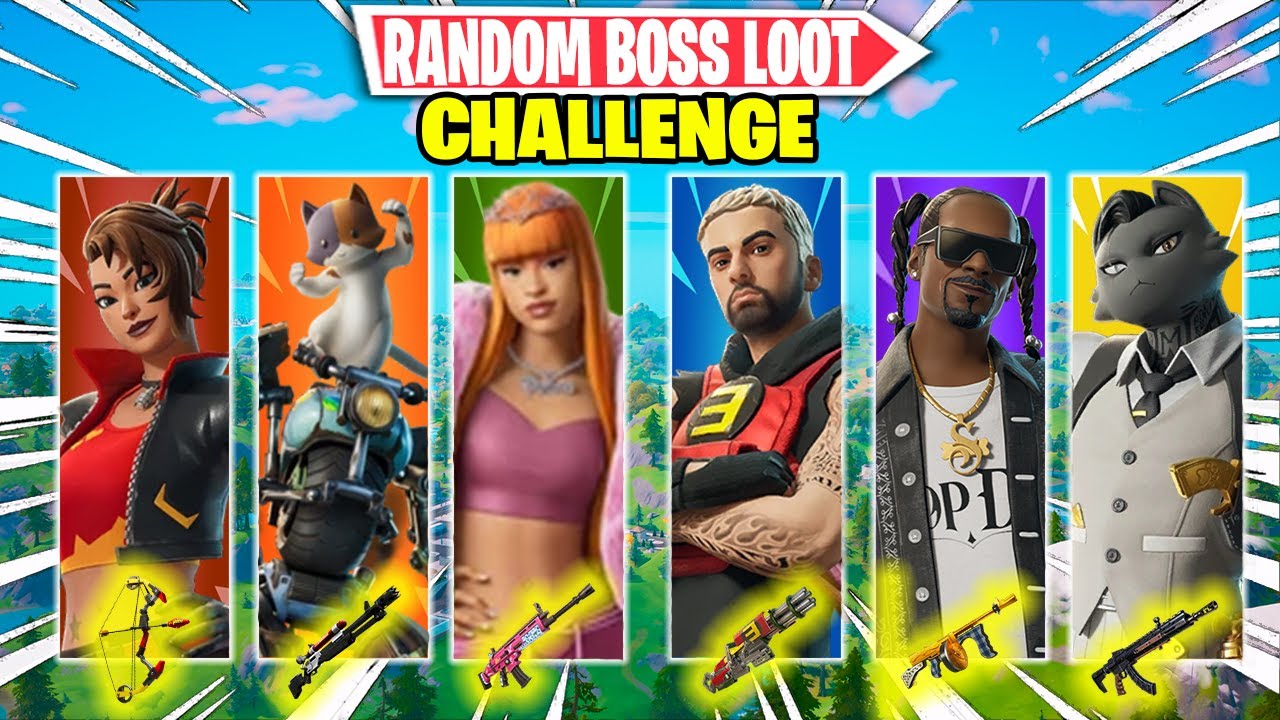 The Random Boss Loot Challenge in Fortnite - YouTube