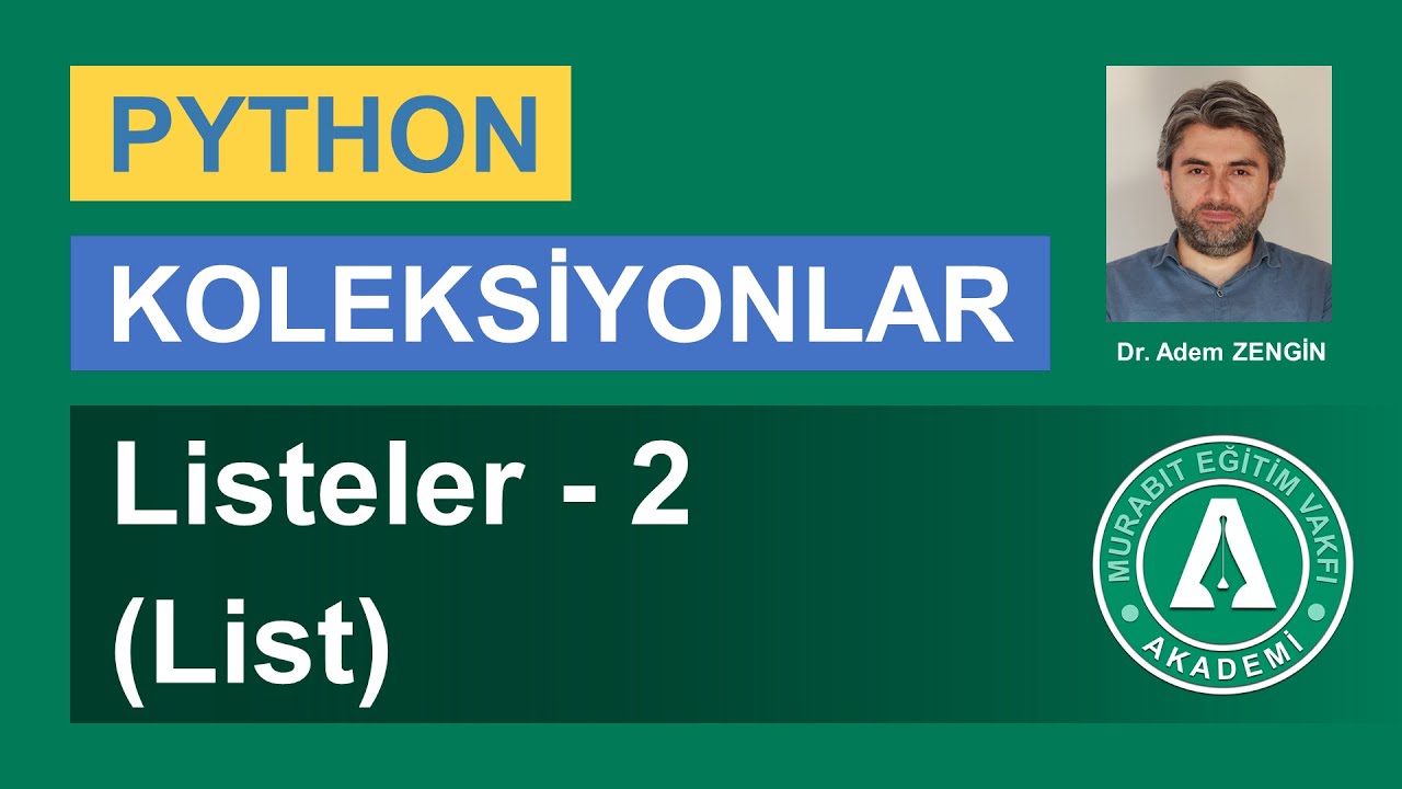 Listeler 2 List Python Kodlama Dersleri YouTube Listeler 2 List Python Kodlama Dersleri YouTube