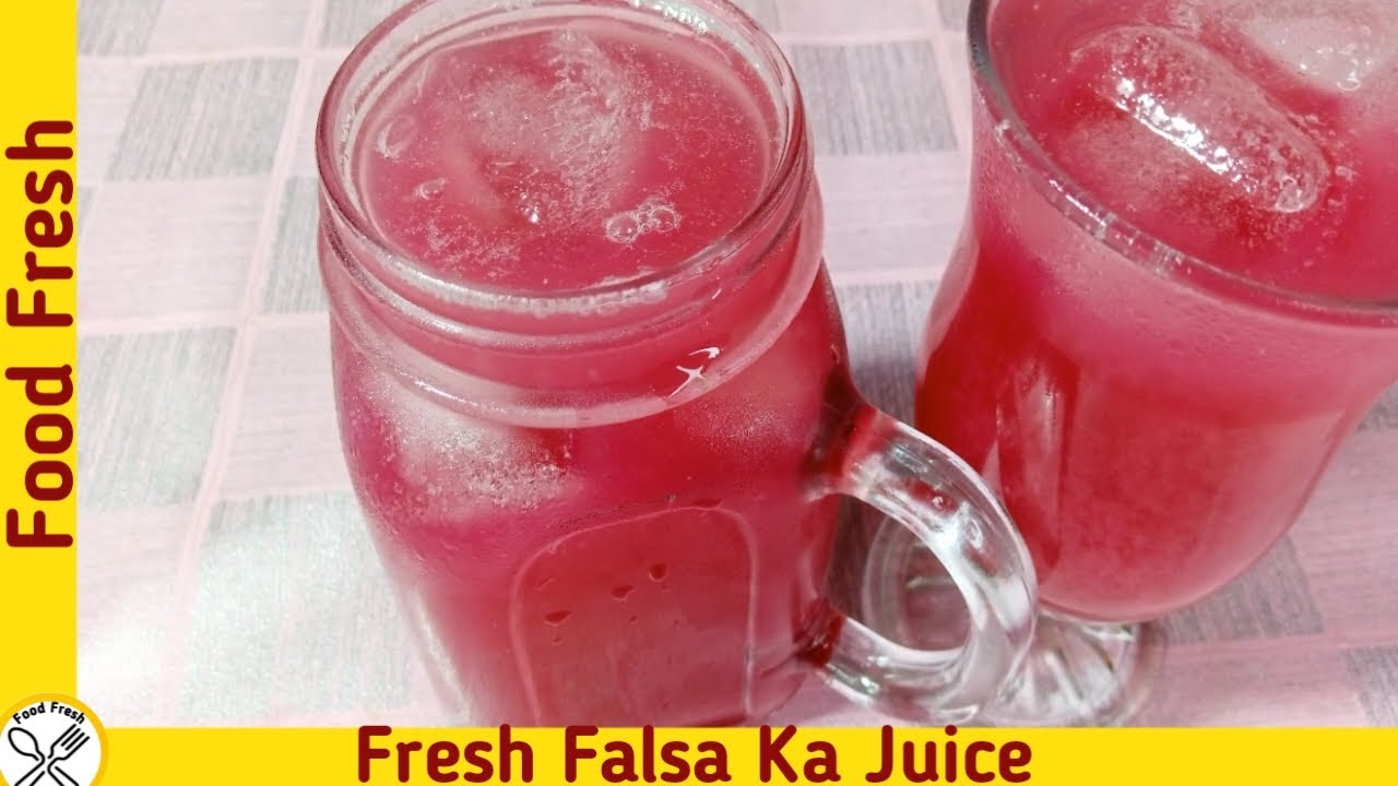 Refreshing And Healthy Falsa Juice Recipe By Food Fresh - YouTube