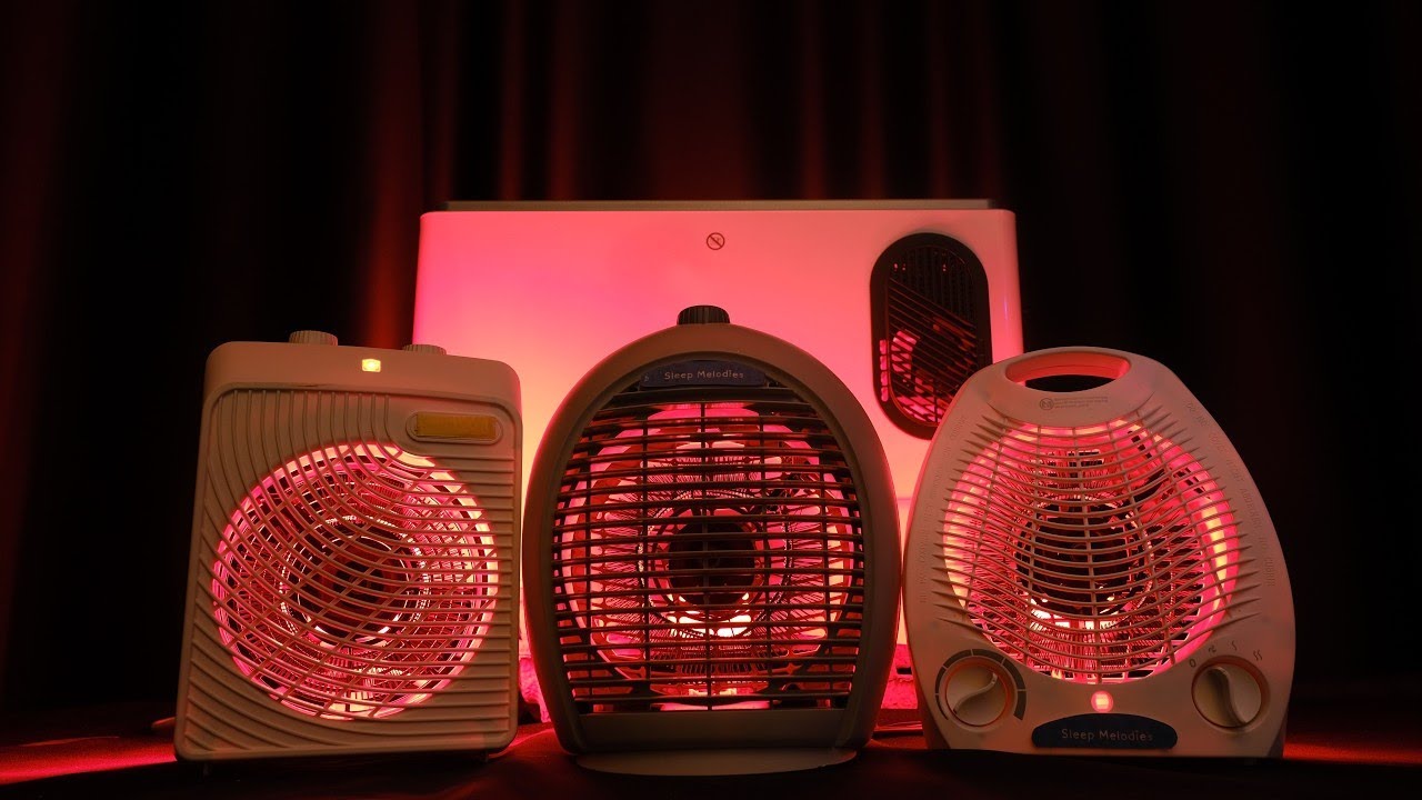 💤 4 Cozy Heater Fan Sounds with Rustling Fan Noise for Fast Sleep and ...