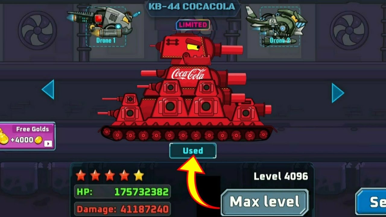 Tank Combat War Battle New Tank KB-44 COCACOLA Coming Soon Update All ...