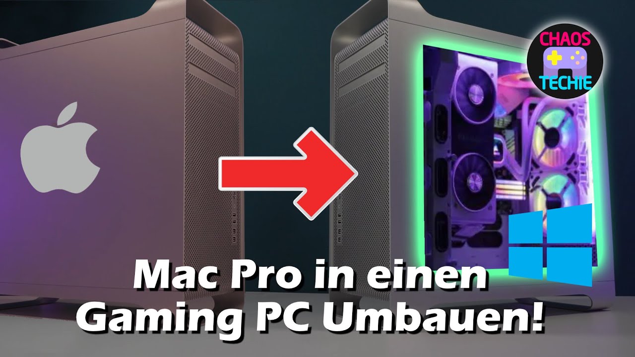 Mac Pro ATX Gaming PC Umbauen! 1/4 - YouTube