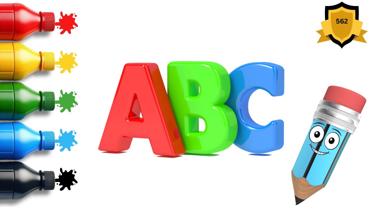 Write ABCD Alphabets with Fun - Learn Upper and Lower Case for Toddlers ...