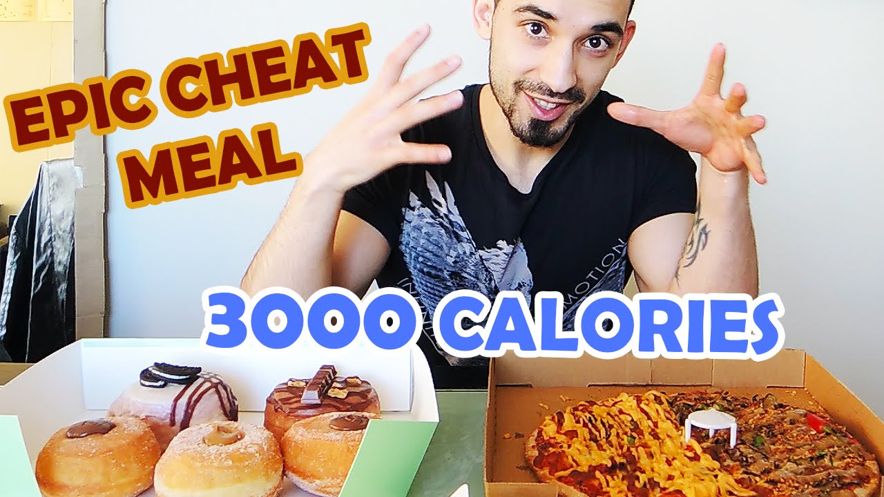My Epic Cheat Meal - Peri Peri Pizza & Nutella Donuts - 3000 Calories ...
