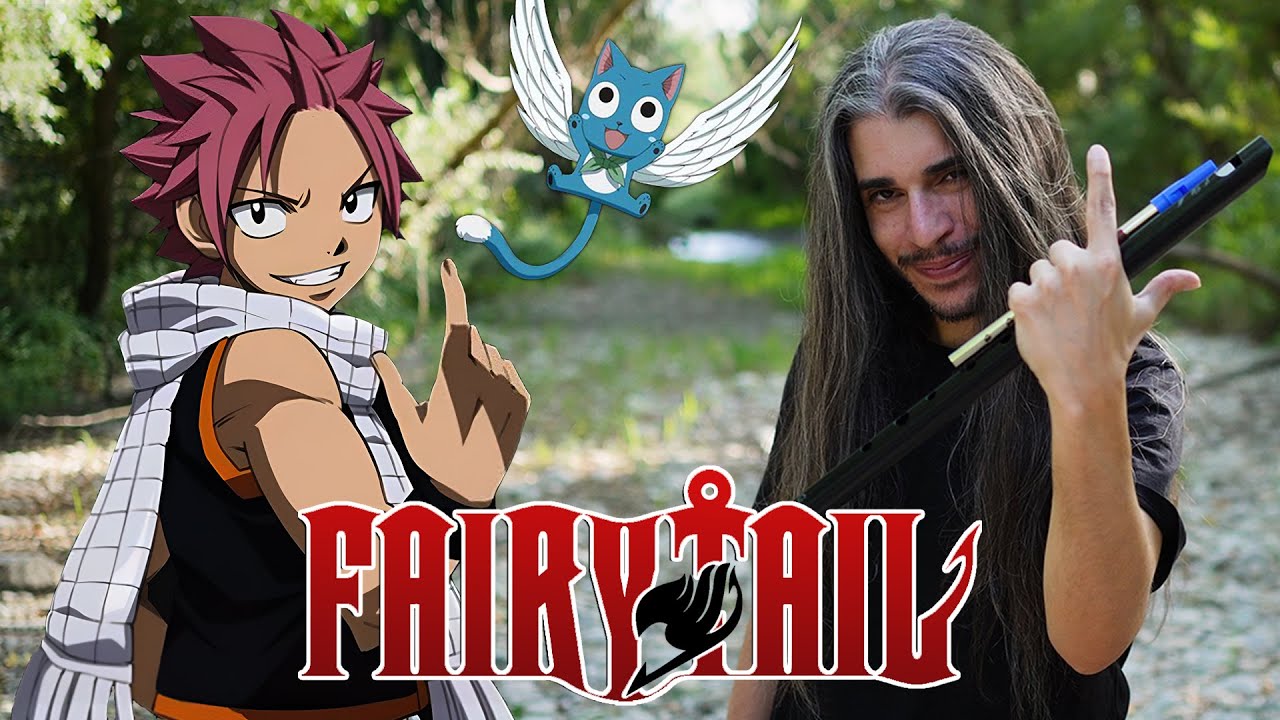 FAIRY TAIL Main Theme - Low Whistle / Tin Whistle Fantasy Cover (New Extended Version) - YouTube