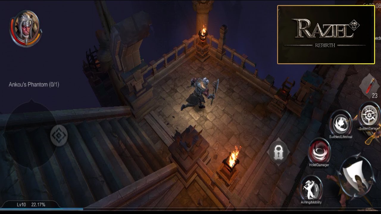 Raziel Rebirth Dungeon Raid Chapter 1 Full Gameplay - YouTube