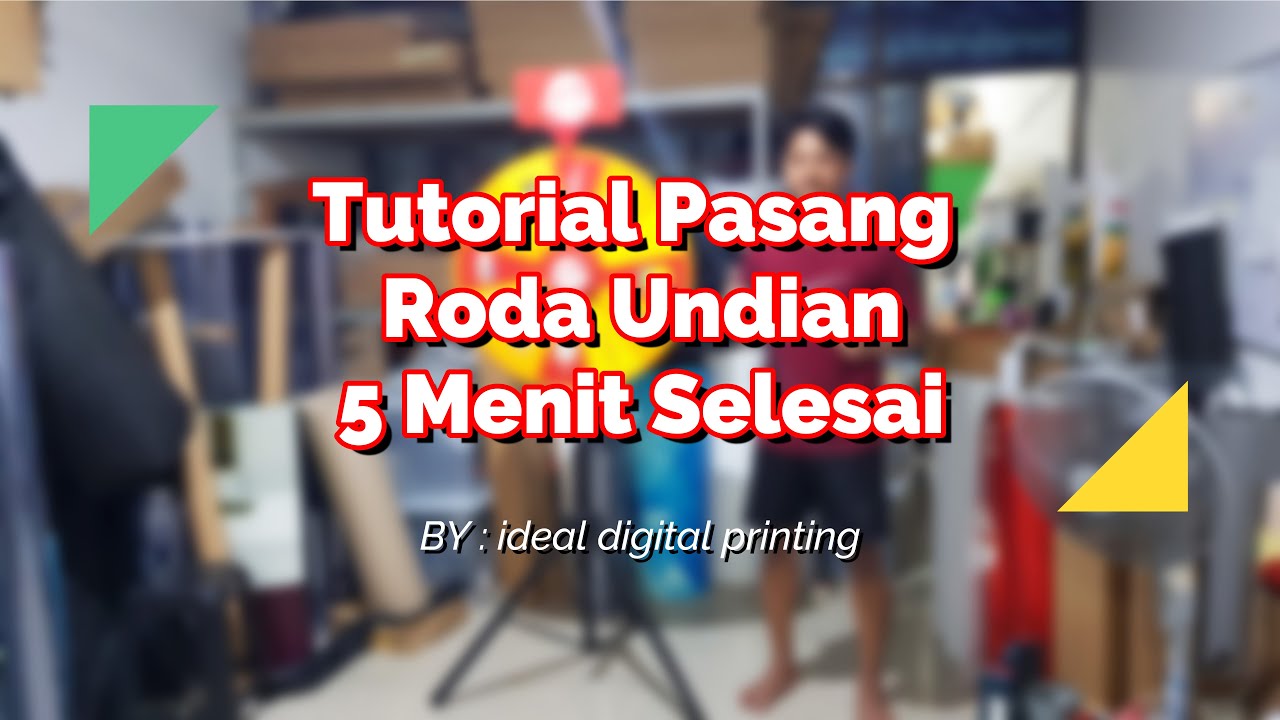 Tutorial Pasang Roda Undian 70cm Dalam 5 menit Selesai - YouTube