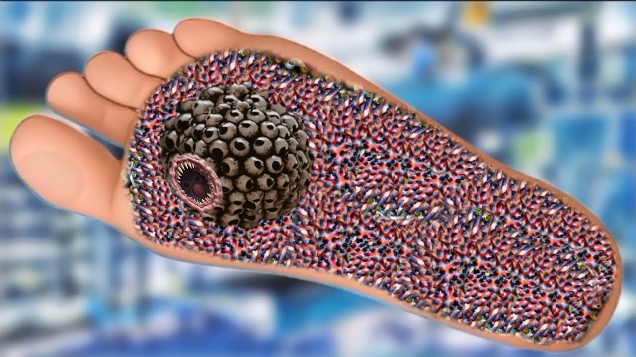 ASMR Animation Treatment from infected Foot treatment & deep cleaning ...