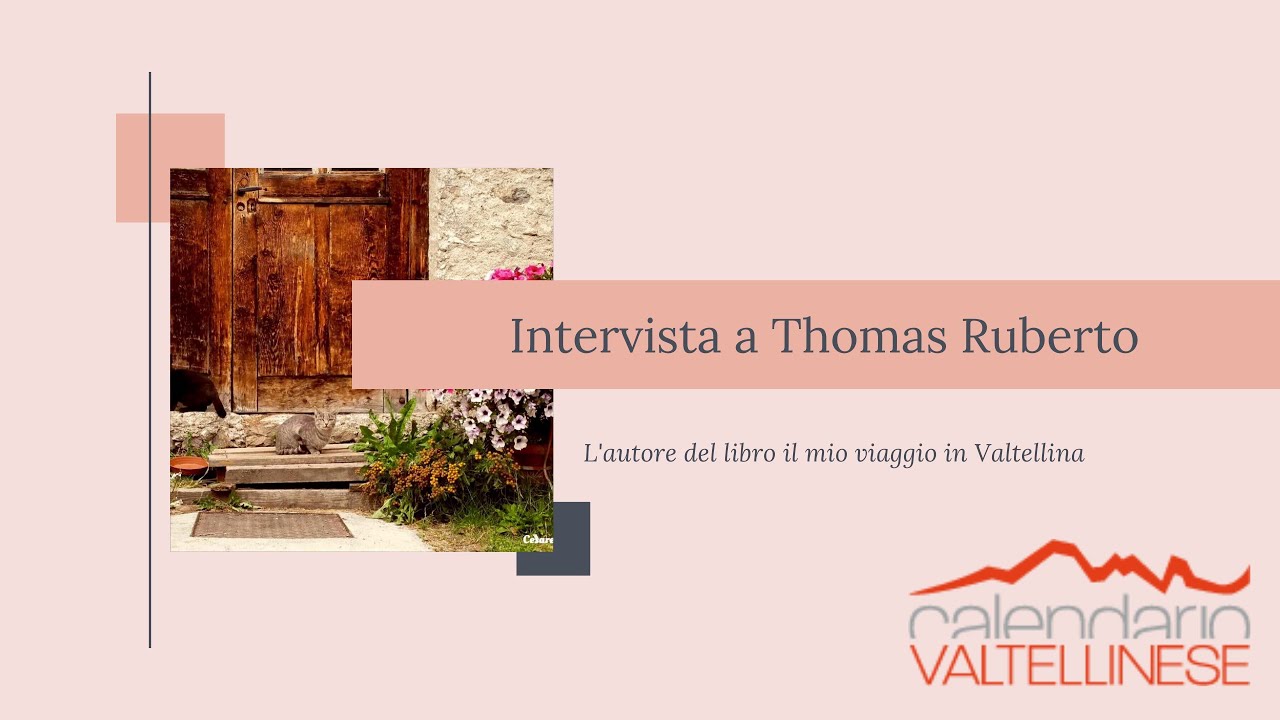 Incontro con Thomas Ruberto, autore del libro Il mio viaggio in ...