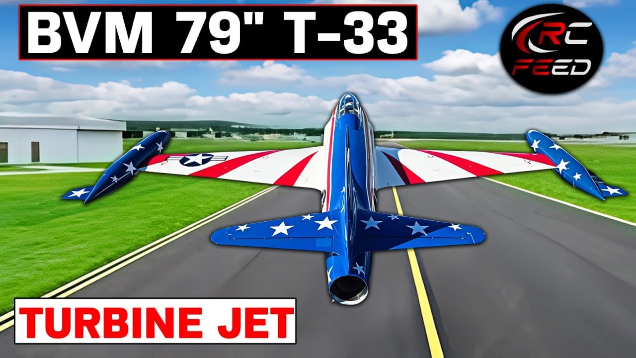 BVM 79” T-33 Turbine RC Jet! Nose wheel Failure crash landing! - YouTube
