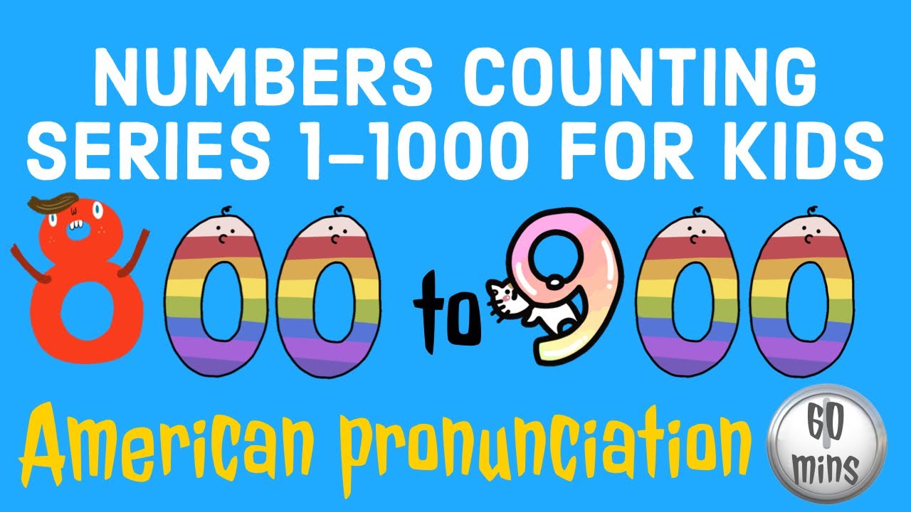 Learn Numbers Counting 800-900 For Kids/Preschoolers/Toddlers/Children ...